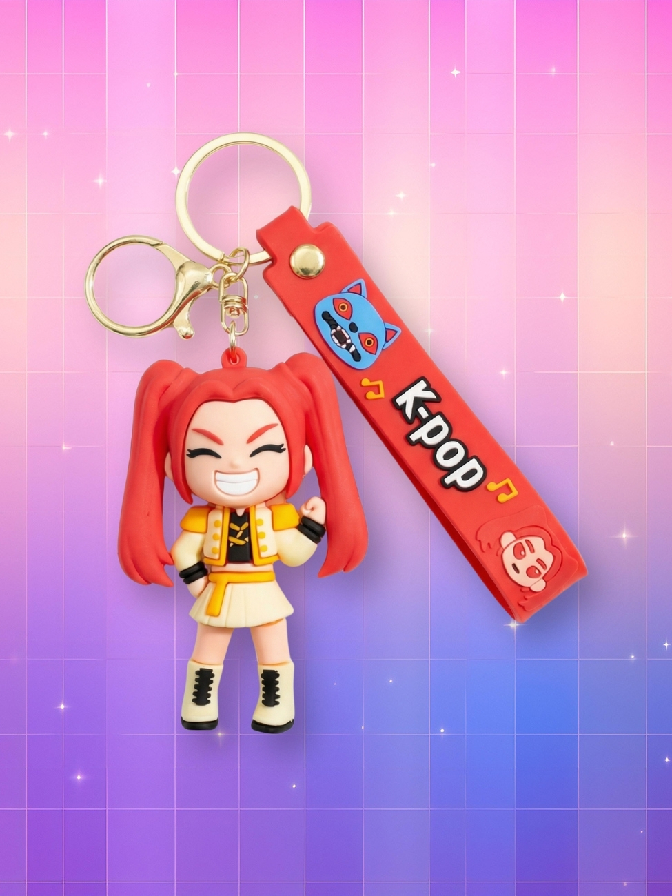 Porte-clés kawaii Kpop Demon Hunters Zoey - Boutique Kpop